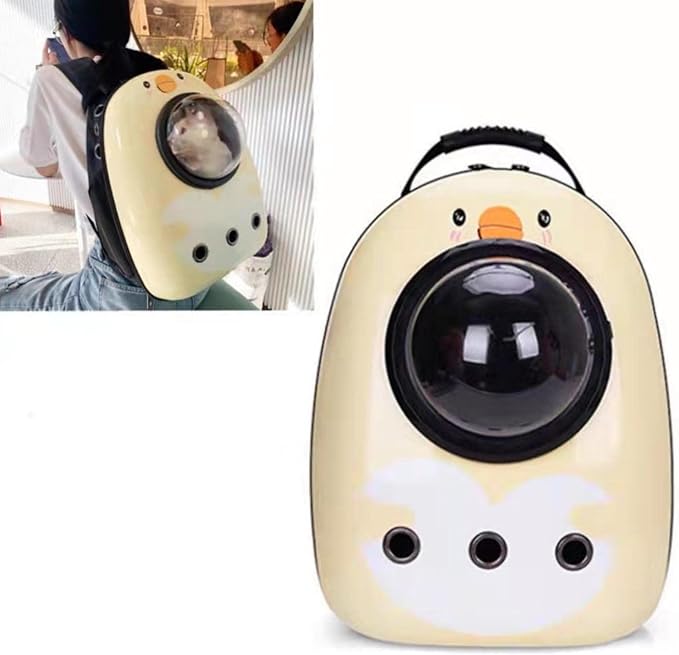 Light Yellow Chicken Backpack| Zima Pets