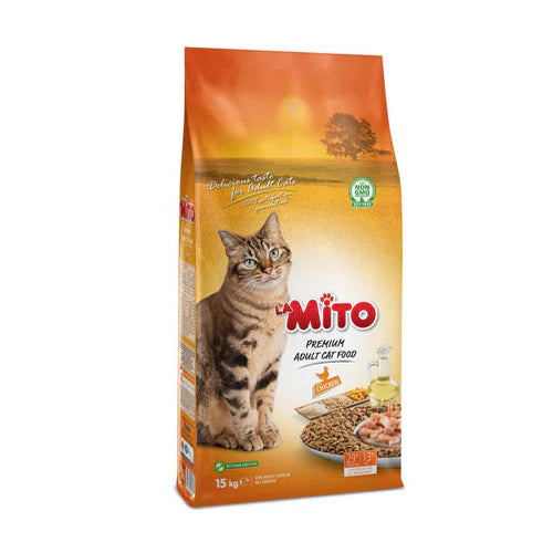 MITO Cat Dry Food PREMIUM ADULT - CHICKEN 15 KG