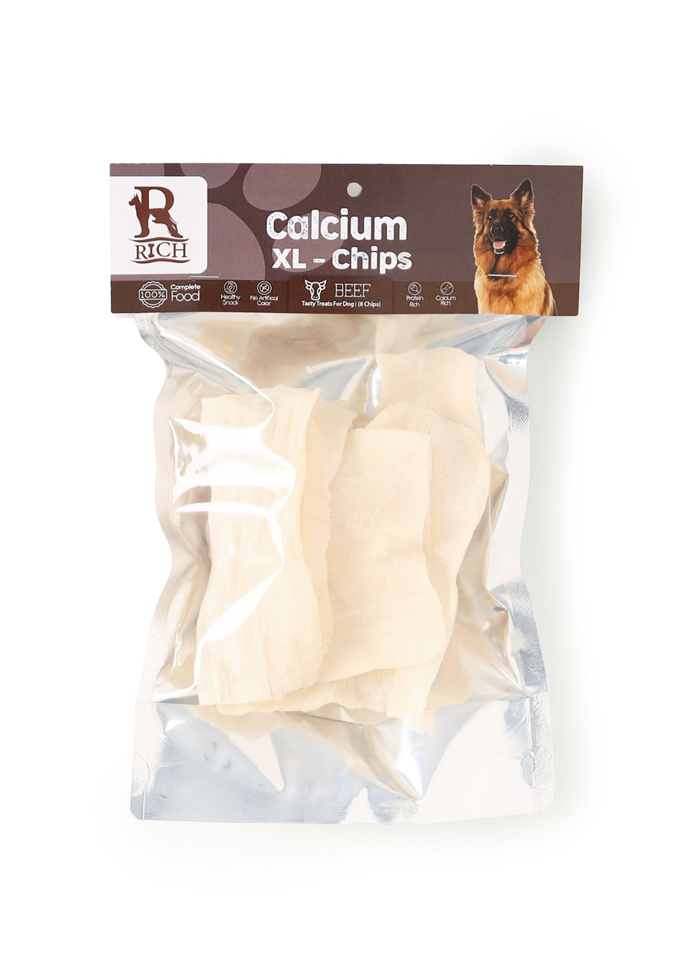 Rich Calcium XL Chips Beef 8 Chips